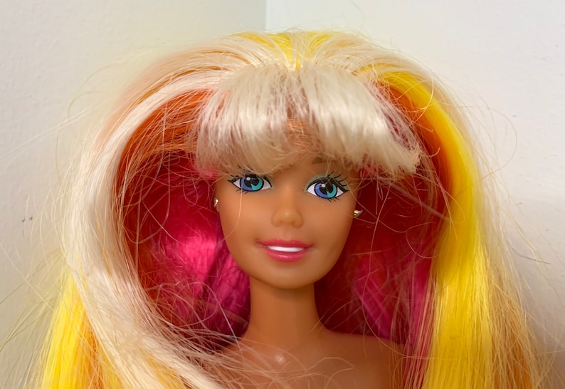 Vintage Mattel 1993 Hula Hair Barbie Doll With Original - Etsy