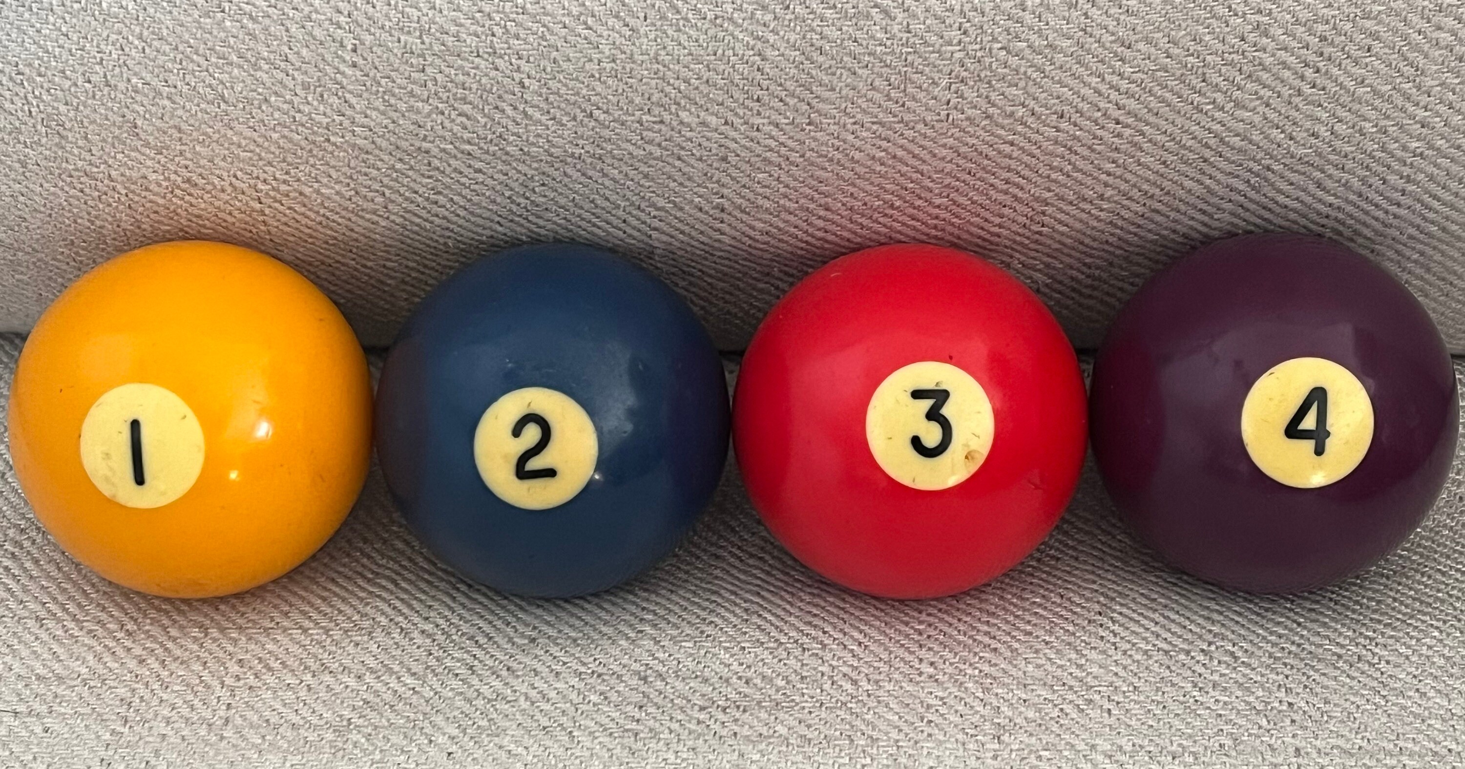 Vintage Billiards Pool Balls Each Sold Separately MCM Bakelite Pool ...