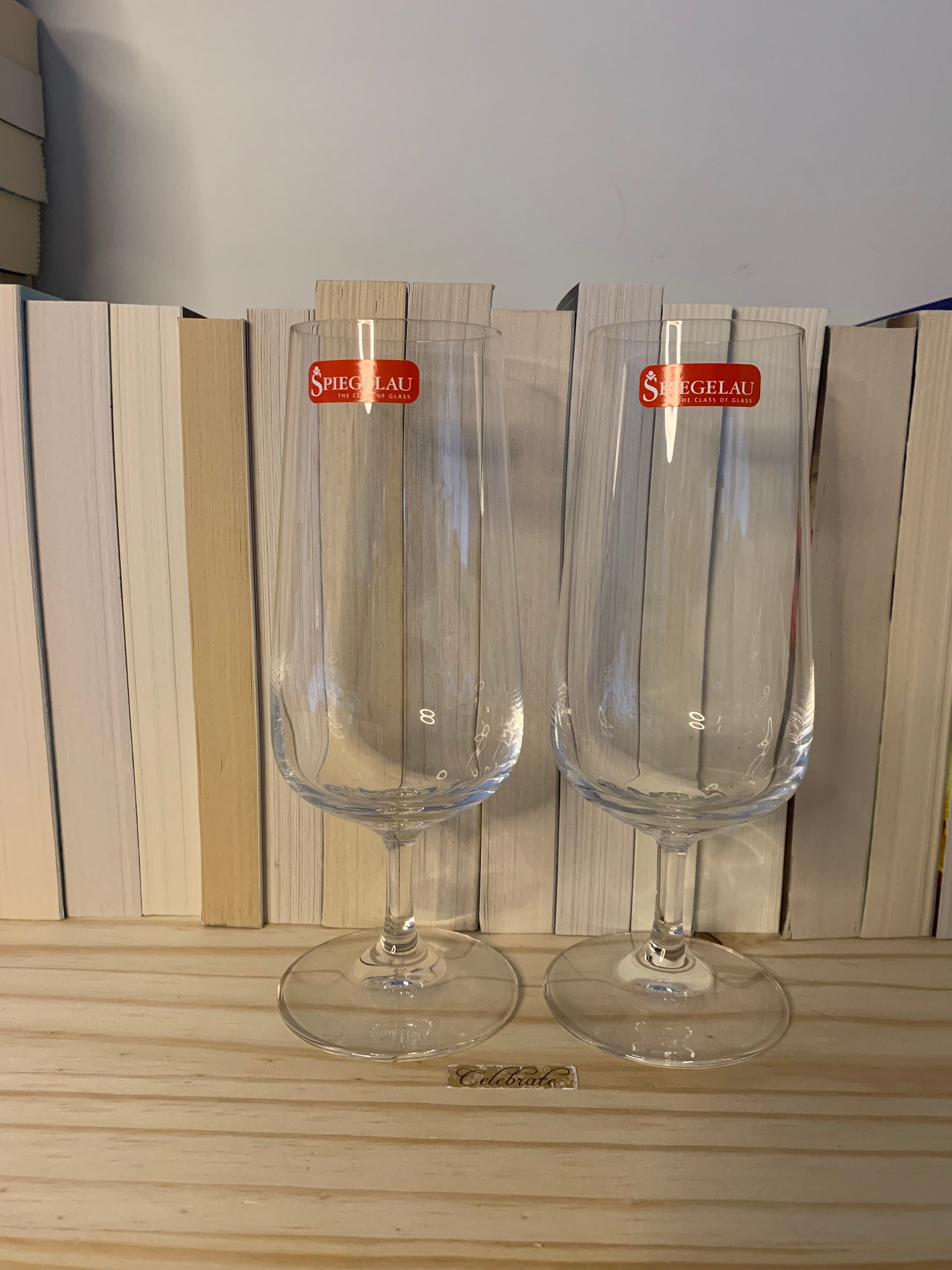 Spiegelau Capri the Class of Glass Set of 2 Pilsner Beer Glasses in Box ...