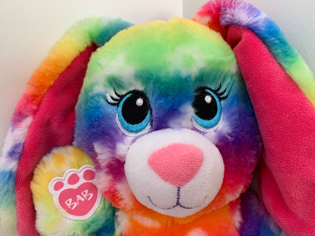 Build A Bear Lisa Frank 17 Rainbow Multi-coloured 90s Nostalgia Stuffed ...