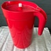 Red Tupperware Juice Jug Water Container 8029A With Lid 1418 / 8030A ...