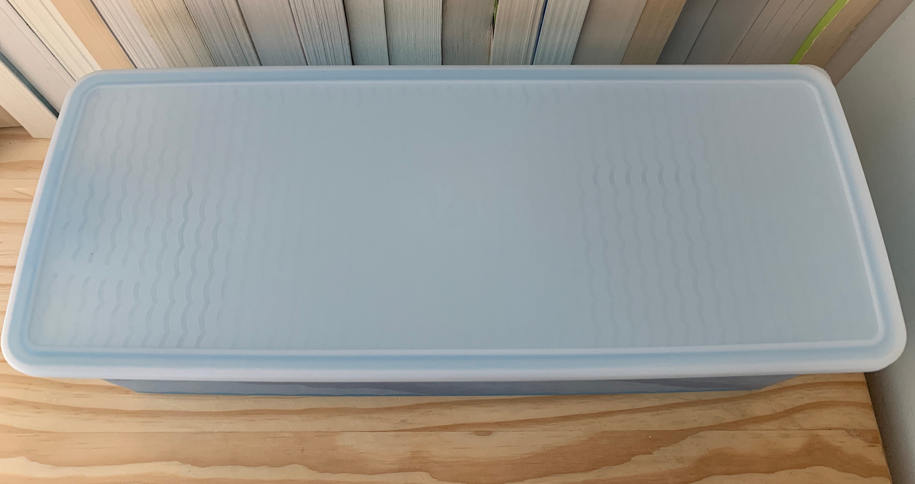 Tupperware Fridge Mates Large Blue Rectangular Food Storage - Etsy