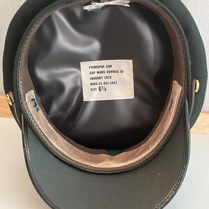 Vintage Men’s Peak Cap RCAF Principal Uniform Service Canadian Forces ...