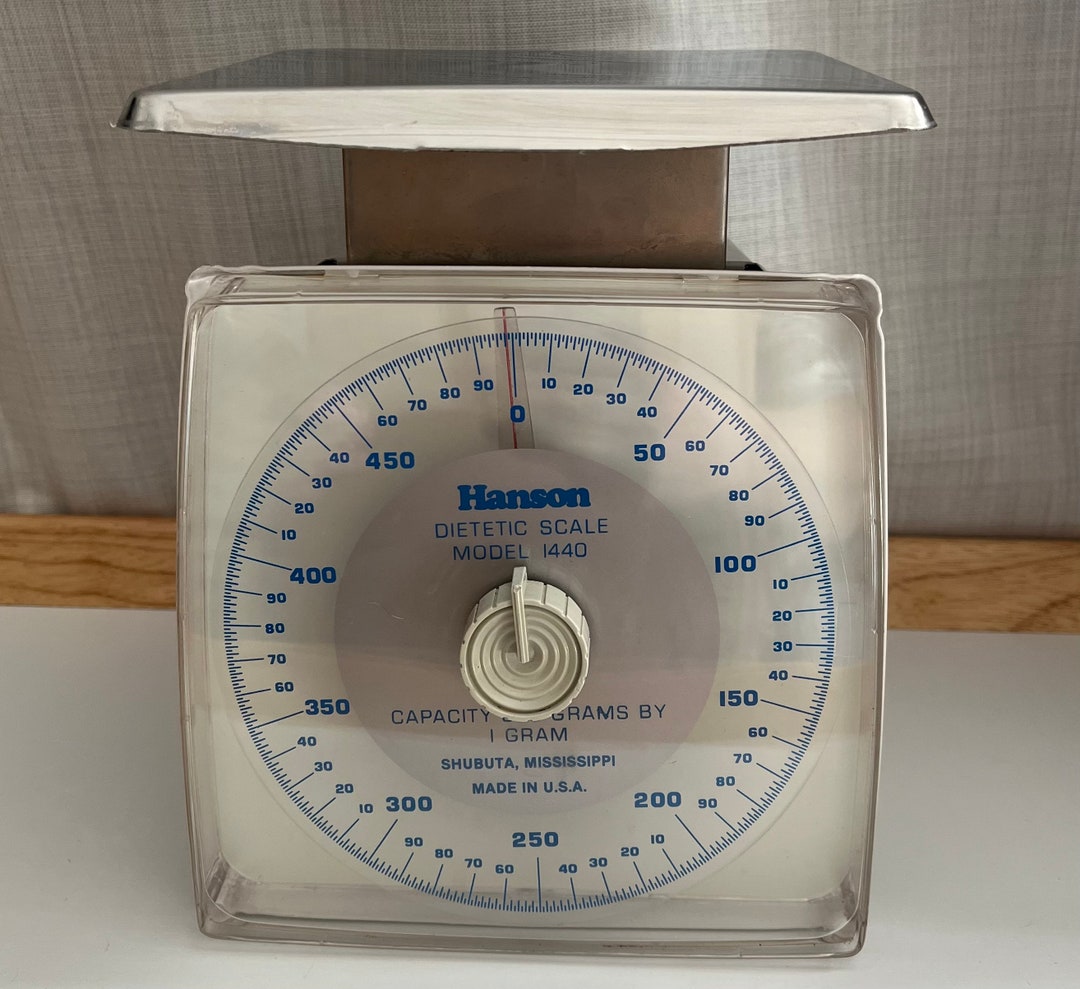 Vintage Hanson Dietetic Scale Model 1440 Capacity 500 Grams From ...