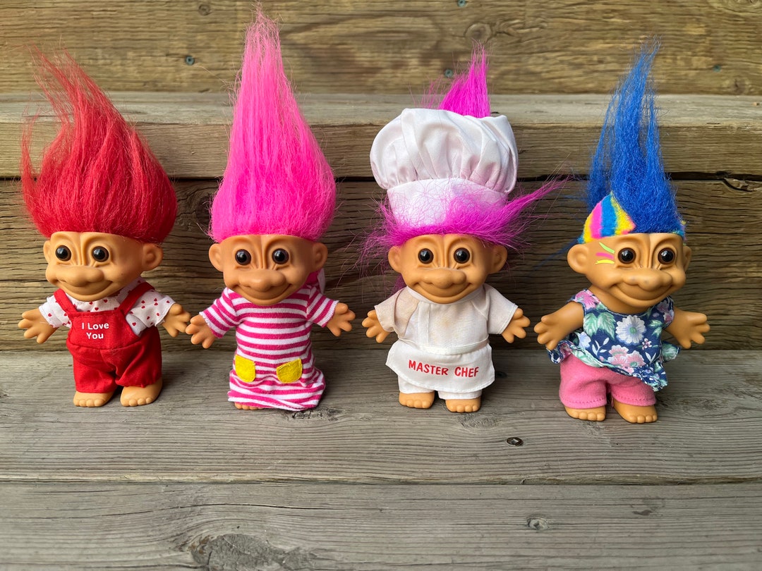 Vintage Collection of Russ Trolls Collectable Four to Choose From I ...