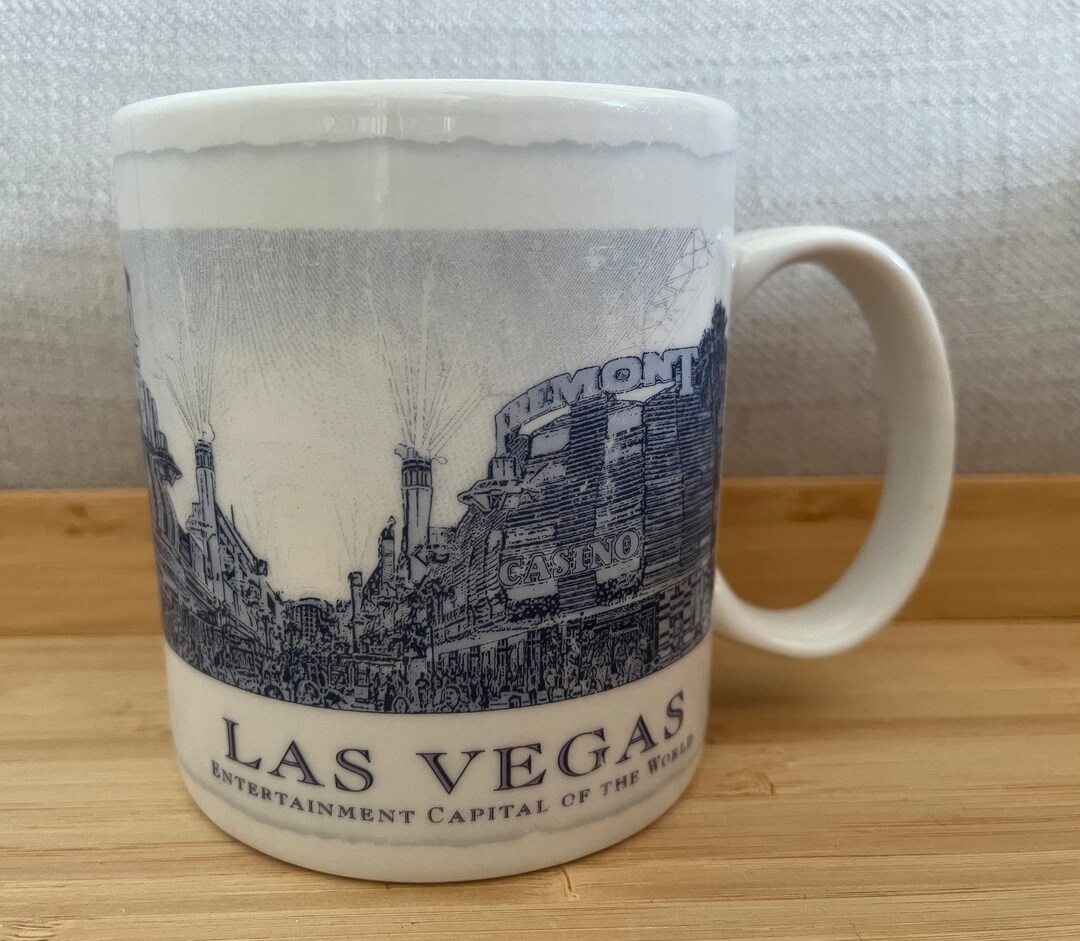 Starbucks Coffee Mug Architects Series Las Vegas City Mug Blue Mug 18 ...