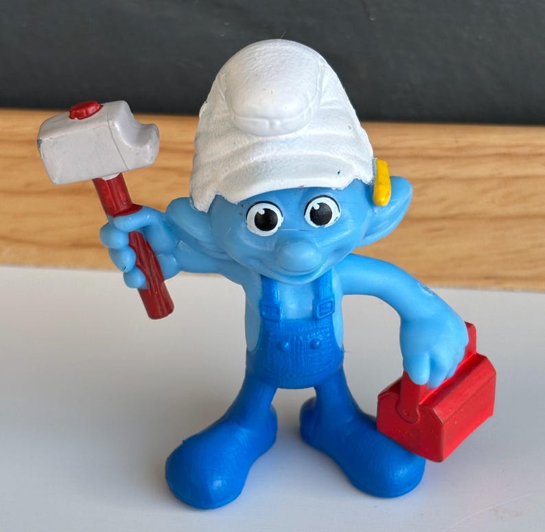 Smurfs Characters 3” Tall Peyo Mcdonalds Toys - Etsy
