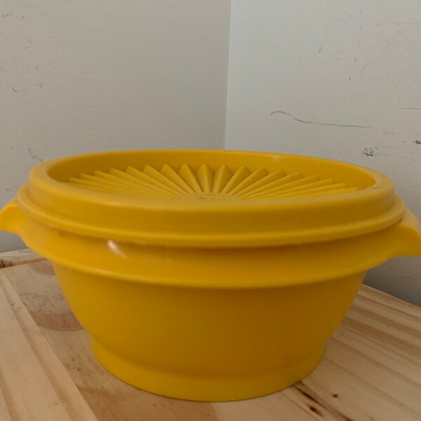Yellow Tupperware - Etsy