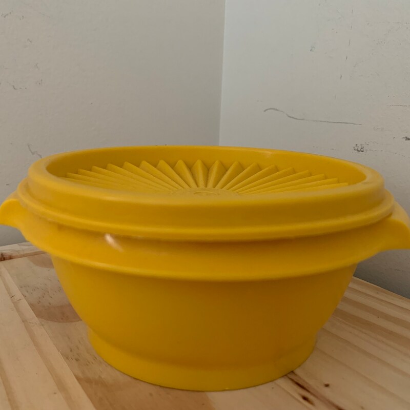 Yellow Tupperware - Etsy