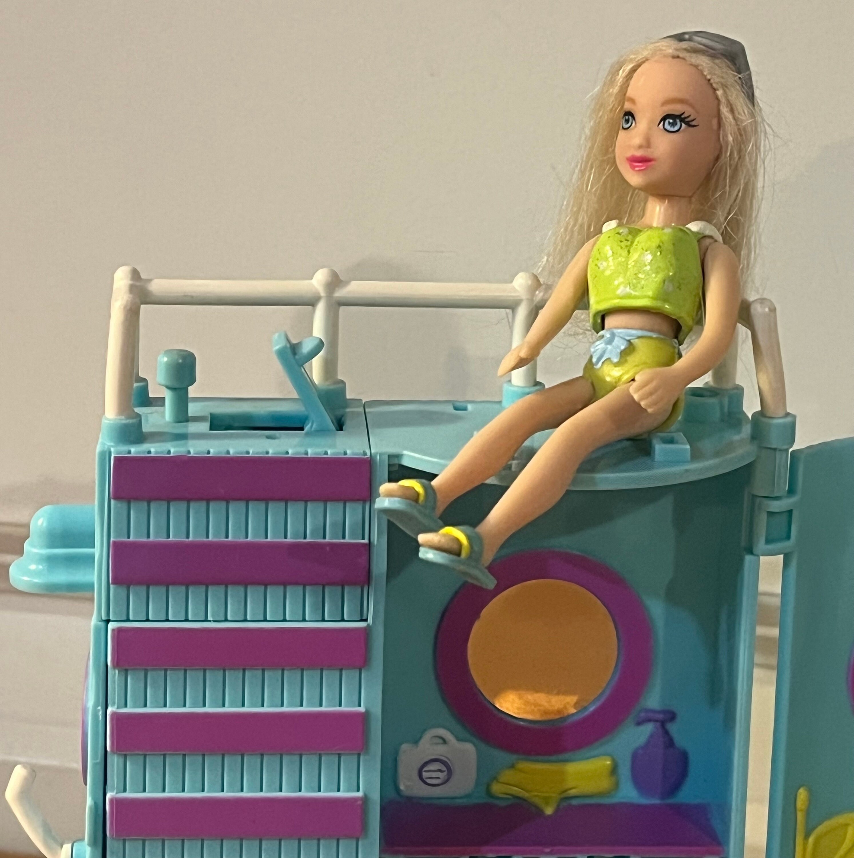 Vintage 2002 Polly Pocket Fashion Lifeguard Tower With 1 Polly Doll ...