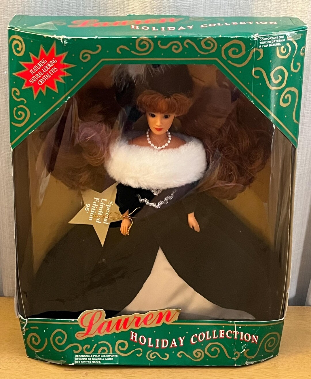 Vintage 1996 Poseable Lauren Fashion Doll 11.5 Inch Holiday Collection ...