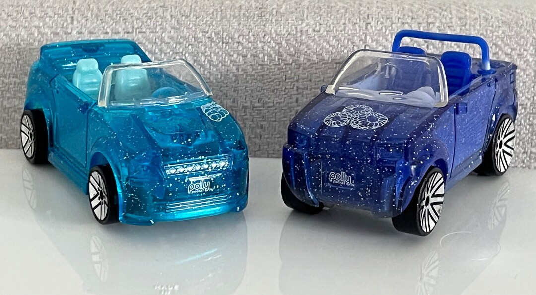 Mattel Polly Pocket Racers Doll Cars Lot of 2 Blue Cars Origin Toys - Etsy