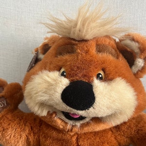Vintage 1989 Zeddy Teddy 13” Sitting Bear Cuddle Wit Creation Zellers ...