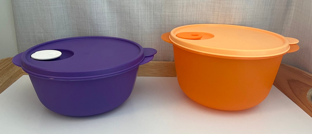 Tupperware Crystalwave Bowls With Vented Lids 2 to Choose From Purple ...
