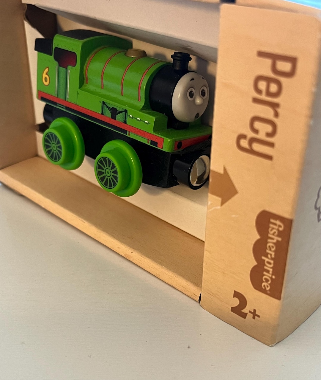 Thomas and Friends Wooden Railway Percy Push Along Play Fisher Price ...