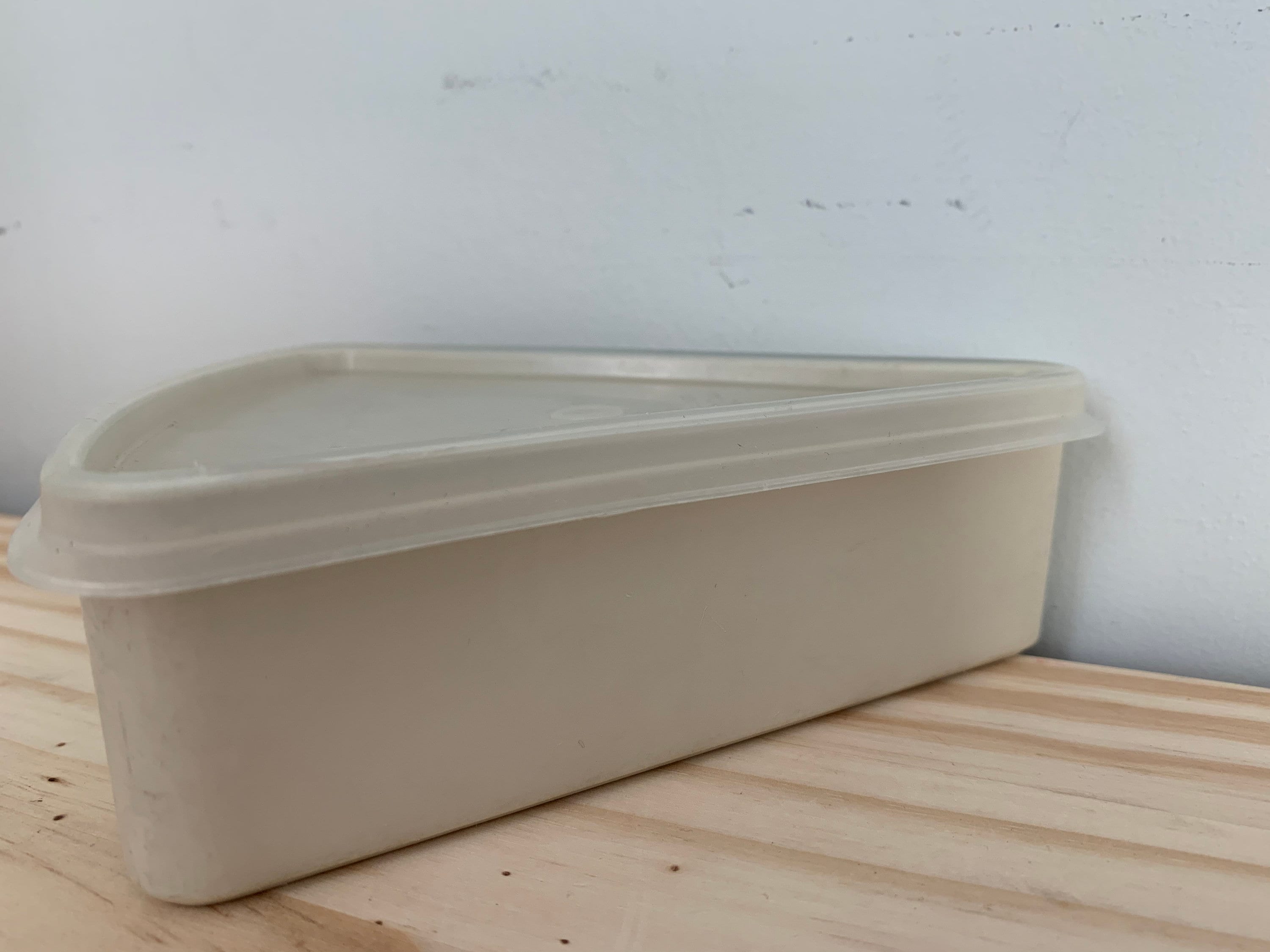 Vintage Almond Tupperware Pie Wedge Stacker Food Storage - Etsy