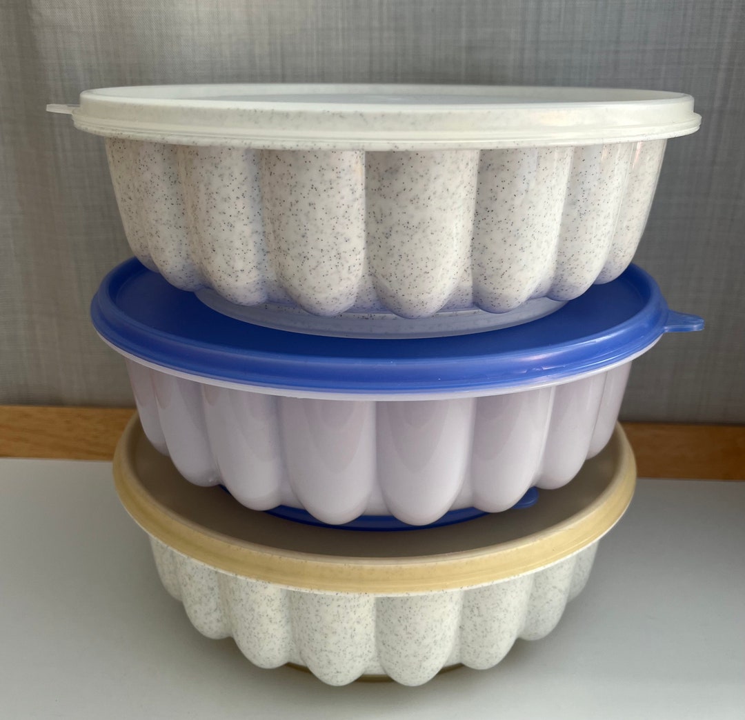 Tupperware Jello Molds Pans 1201 / 1202 / 1203 3 to Choose From Blue ...