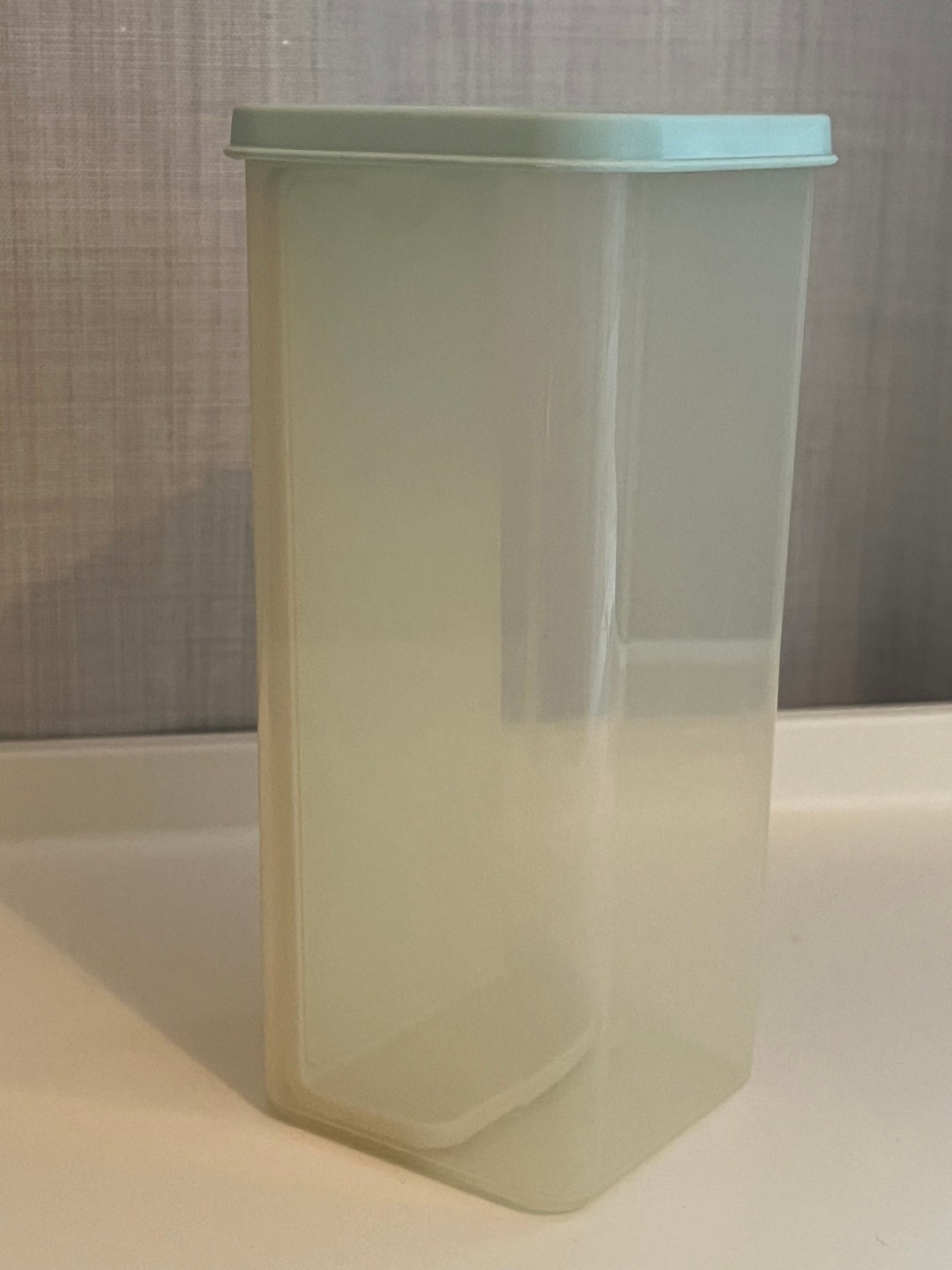 Vintage Tupperware Cheese Storage Clear Container 1827 With Mint Lid ...