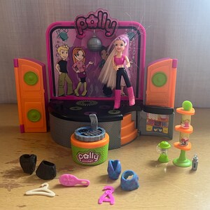 Polly Pocket Vintage Dance & Groove Concert Stage Playset With Doll ...