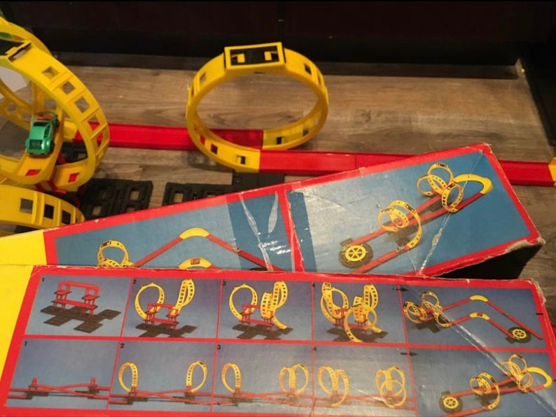 Vintage Majorette Motor 530 Race Track Toy Car Set - Etsy
