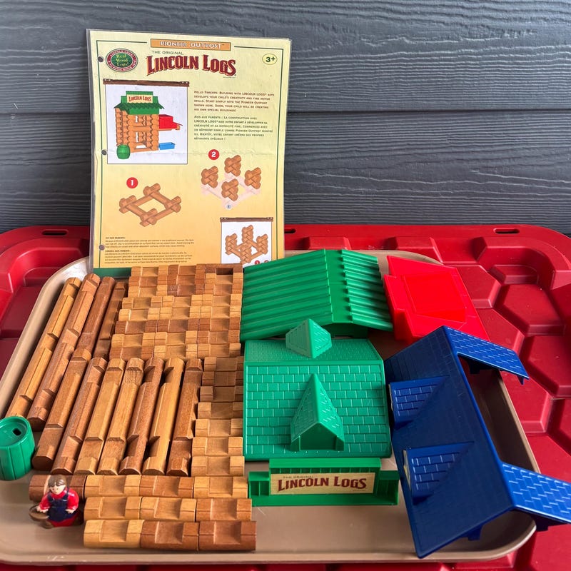 Lincoln Logs Vintage - Etsy
