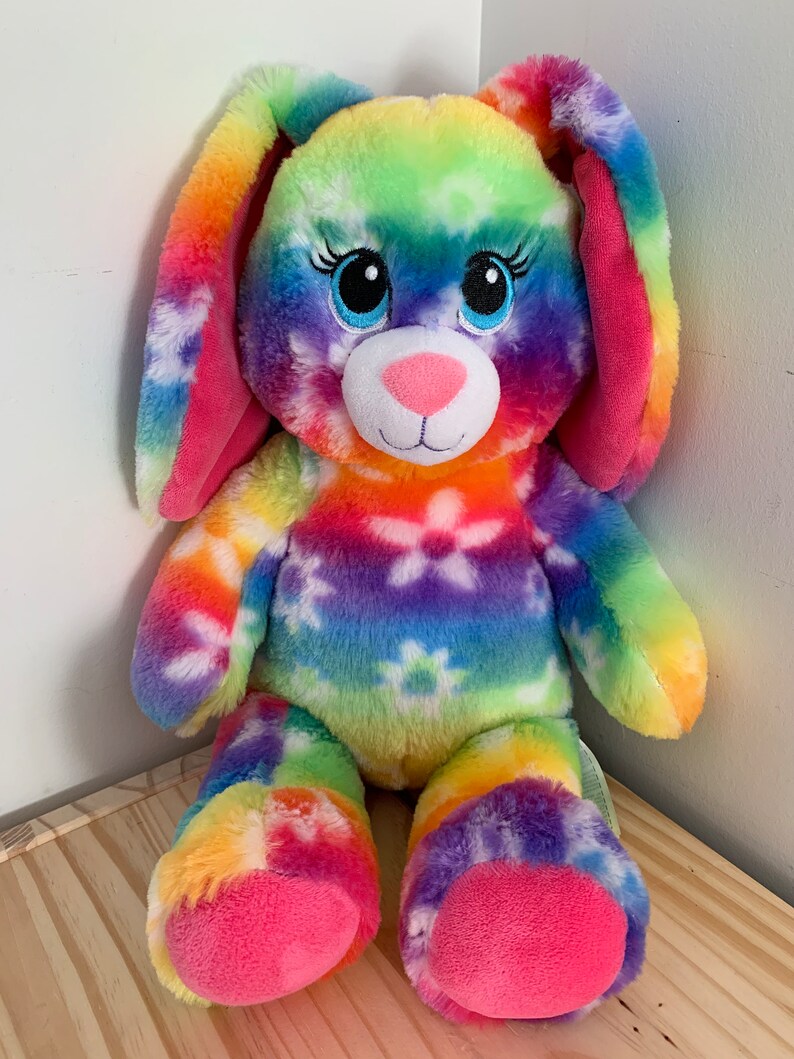 Build A Bear Lisa Frank 17 Rainbow Multi-coloured 90s Nostalgia Stuffed ...