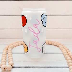 BTS Iced Coffee Glass | BT21 Minini Heads Beer Can Glass | BTS BT21 ...