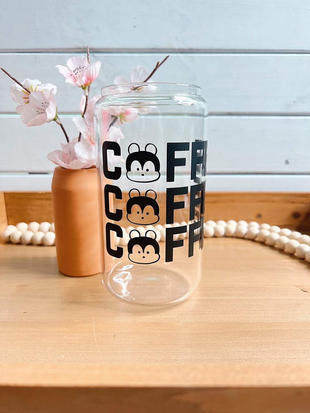 BT21 Mang X Coffee Glass Can | BTS Iced Coffee Glass | BTS Merch | BT21 ...