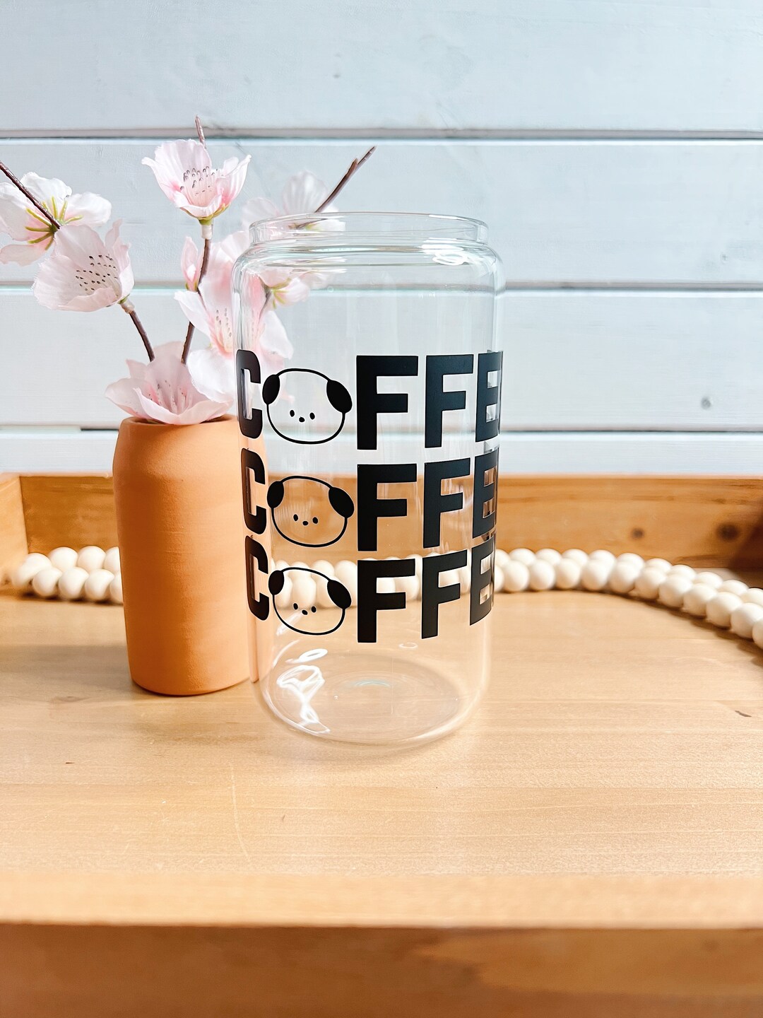 BT21 Chimmy X Coffee Glass Can | BTS Iced Coffee Glass | BTS Merch ...