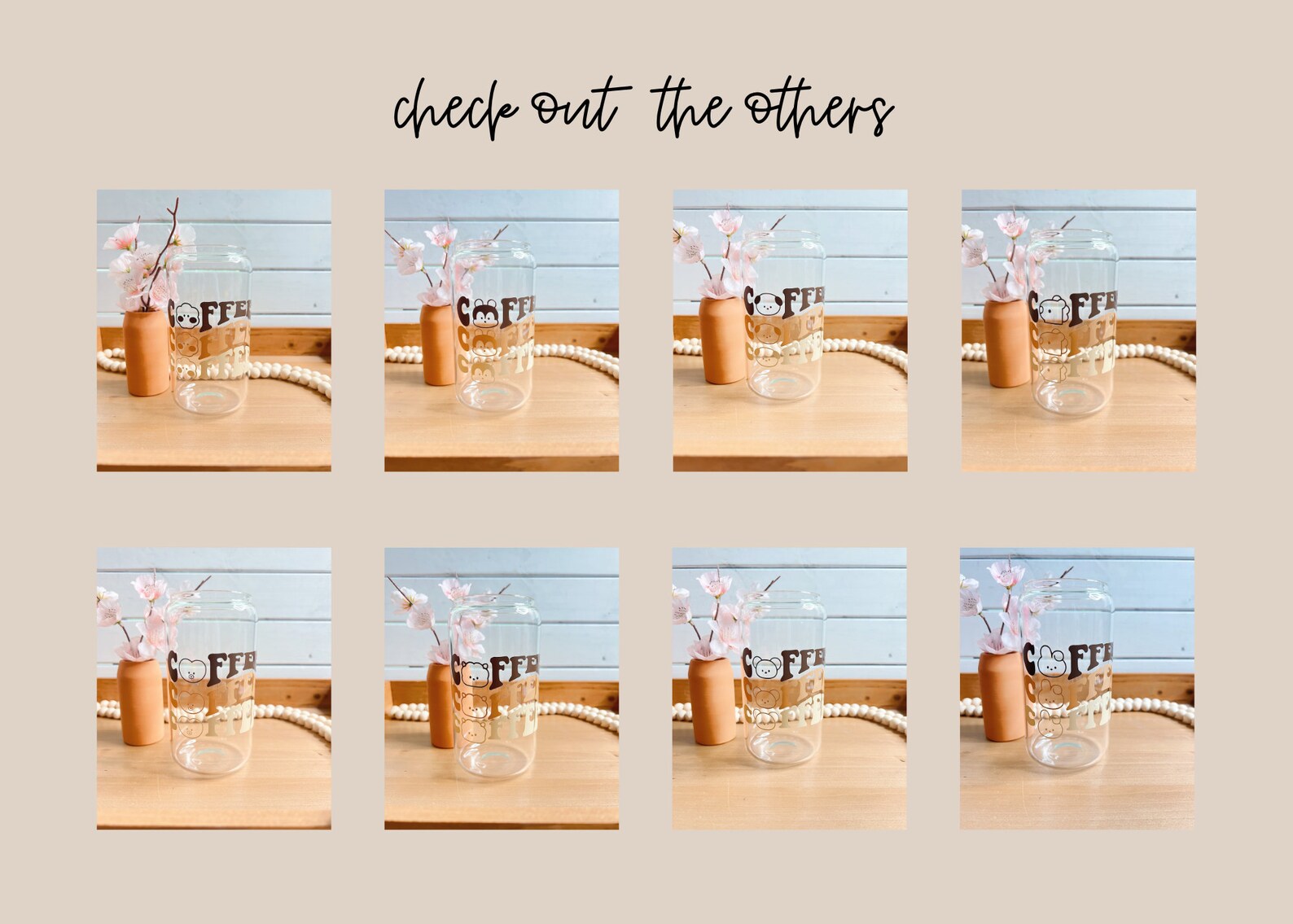 BT21 X Coffee Mang Glass Can BTS Iced Coffee Glass BTS - Etsy