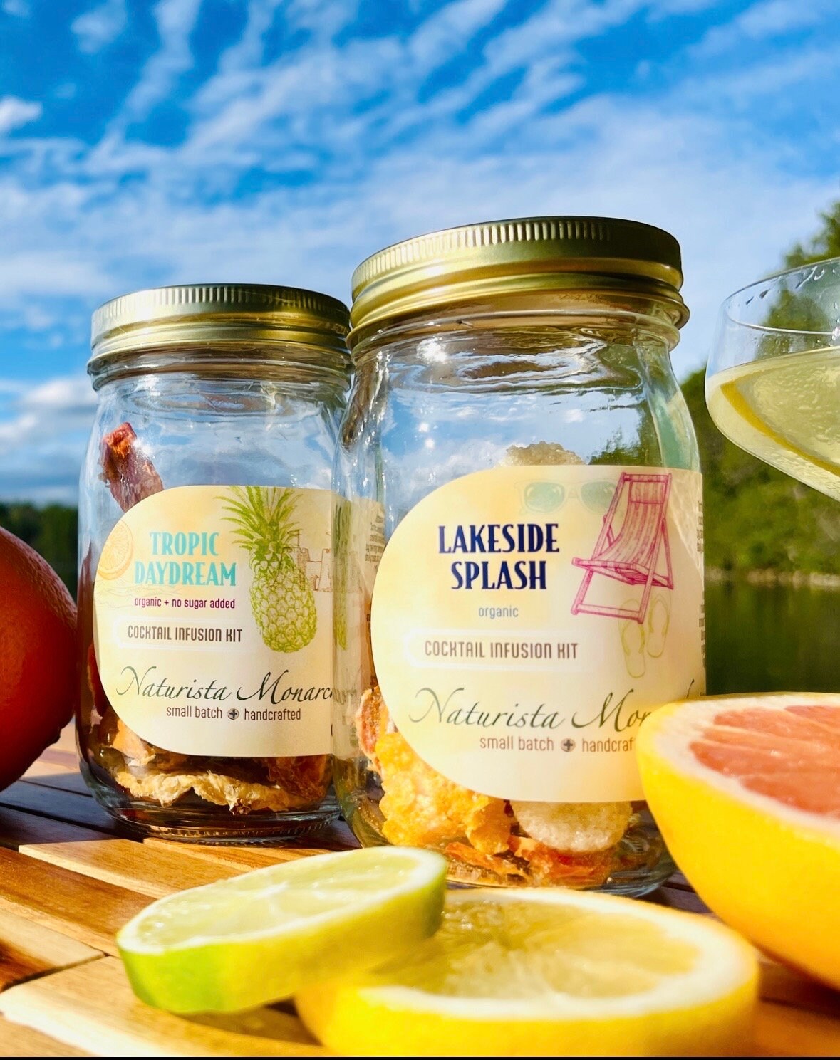 2 Cocktail Infusion Jars - Northwoods Handcrafted - Organic & Local ...