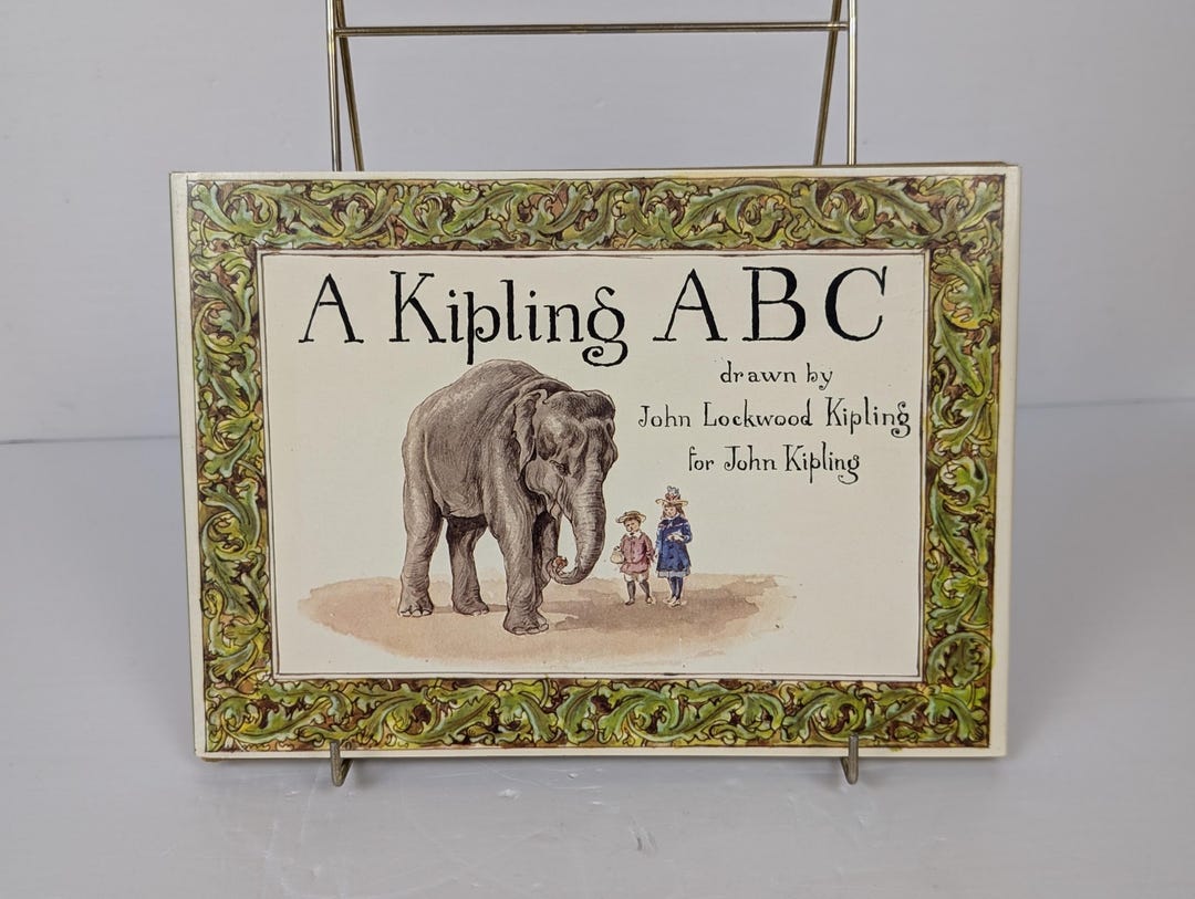 Vintage Children's Book 'A Kipling ABC' Illustrated Animal Hardcover ...
