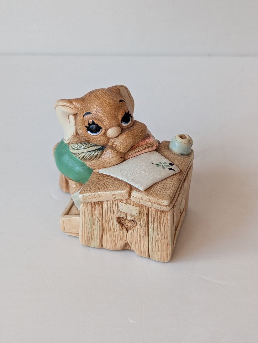 Vintage Pendelfin Boswell Bunny Rabbit at School Hand-painted Figurine ...