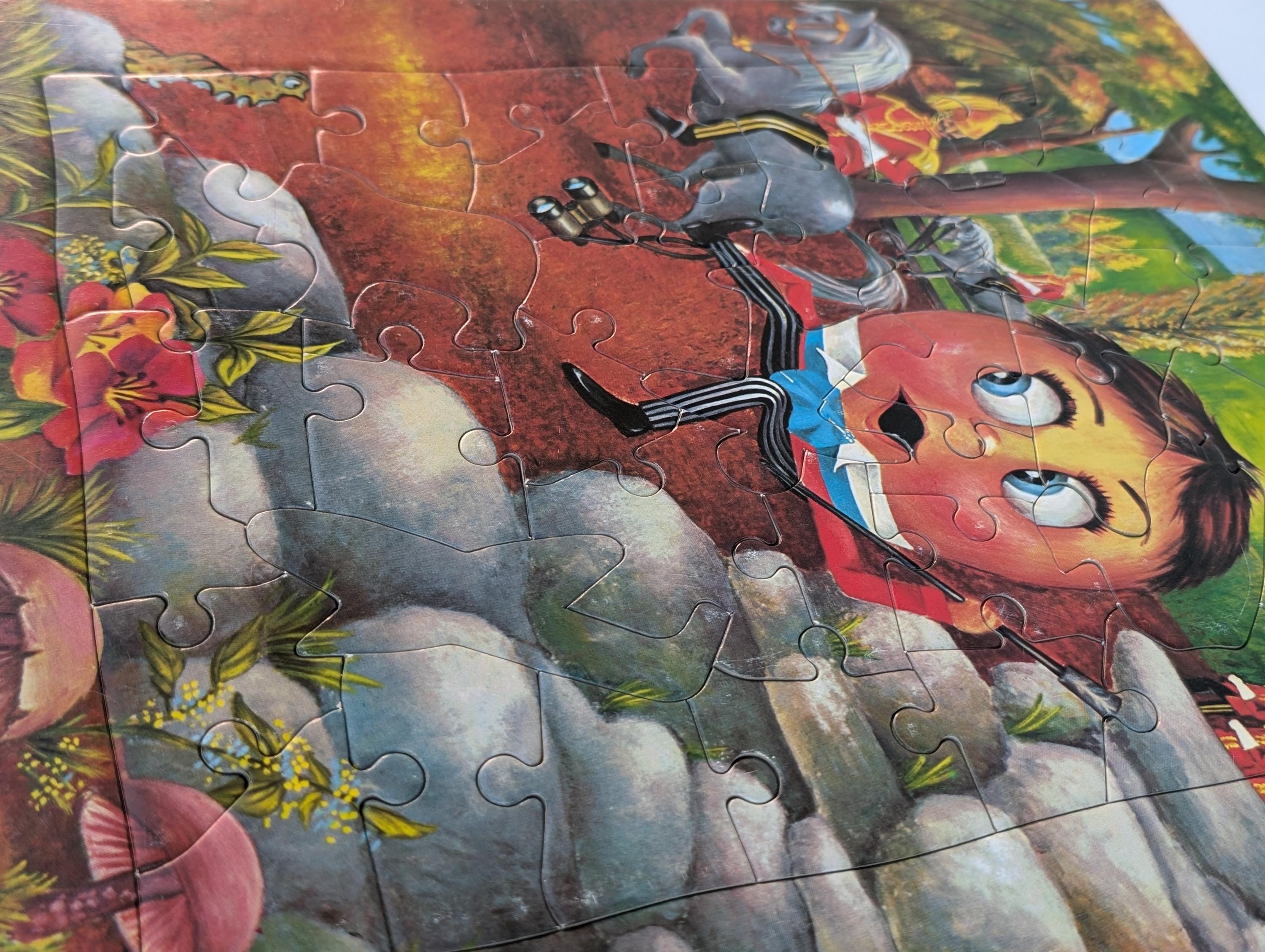 Vintage Humpty Dumpty Jigsaw Puzzle Nursery Rhyme Easter Gift Retro ...