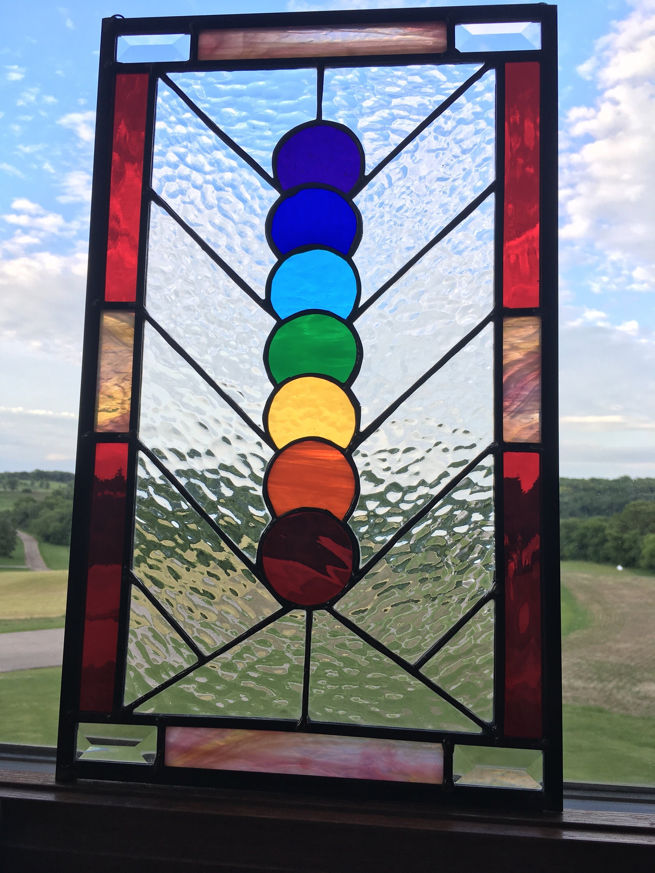 Handmade, Original Design, Stained Glass, Chakras - Etsy