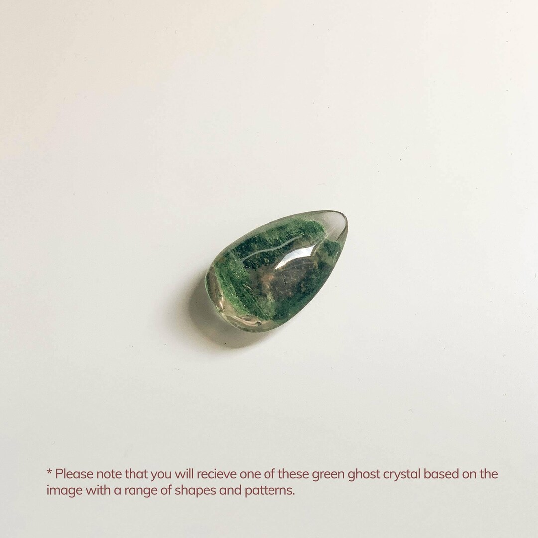 Medium Green Ghost Crystal - Etsy