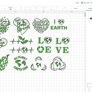 Earth Day Svg, Earth Day Bundle Svg, Earth Day Svg Cut Files for Cricut ...