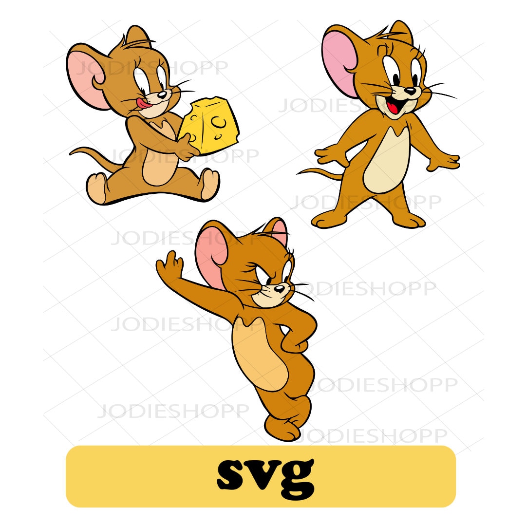 Jerry SVG, Jerry CriCut SVG, Jerry SVG Datei, Jerry Cricut, Jerry ...