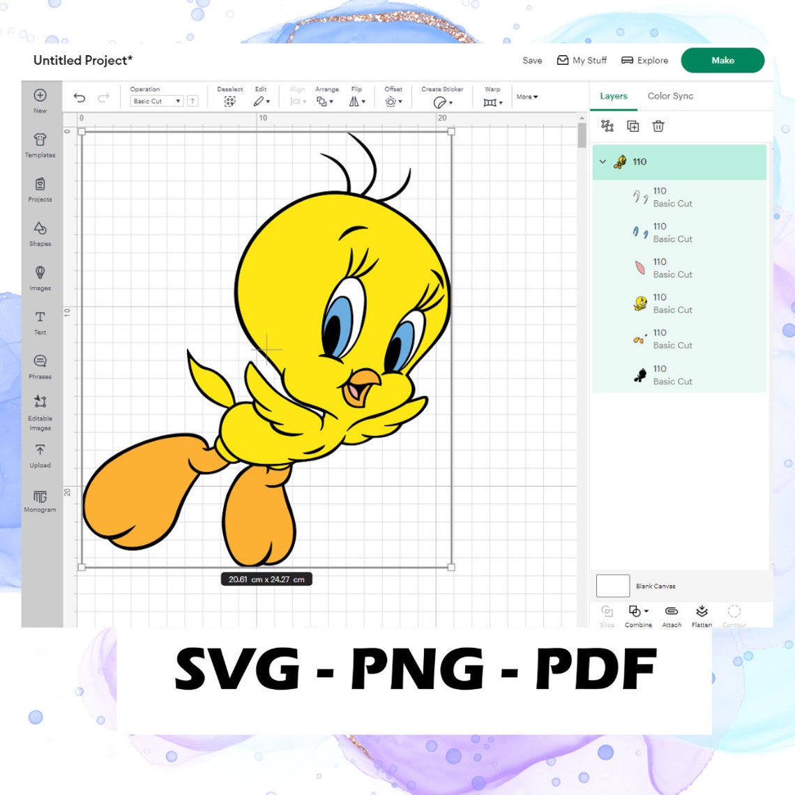 Canary - 4, Canary Svg, Canary Pdf, Canary Png, Canary Cricut Svg ...