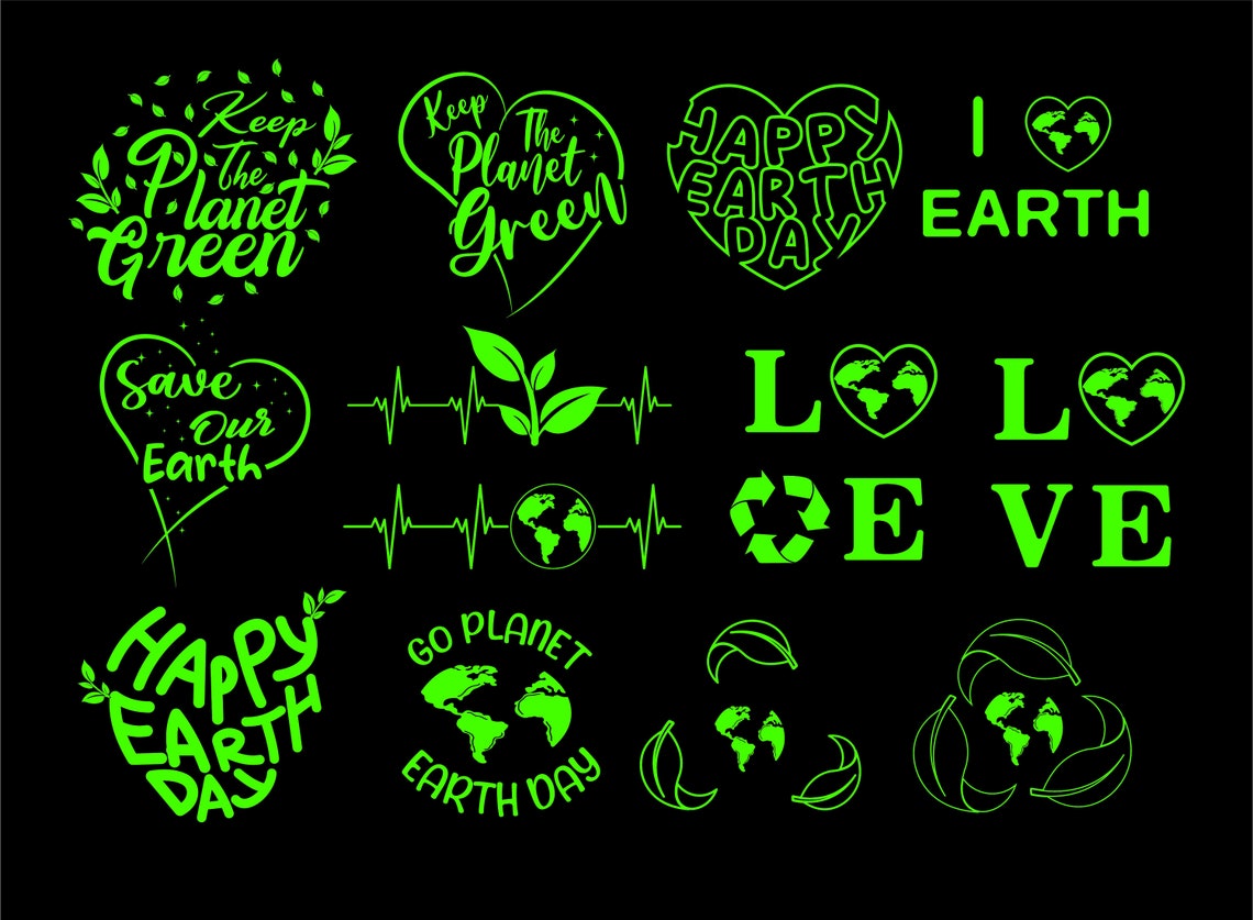 Earth Day Svg, Earth Day Bundle Svg, Earth Day Svg Cut Files for Cricut ...