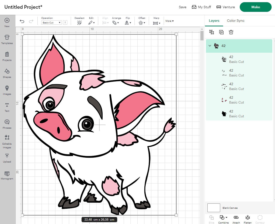 Pig 2, Pig Svg, Pig Pdf, Pig Png, Pig Cricut - Etsy