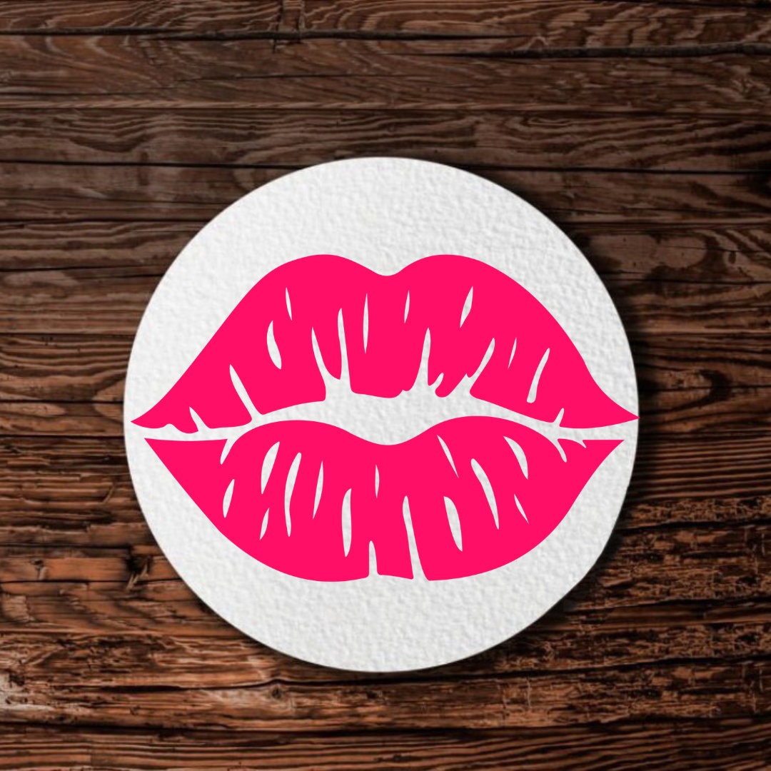 Lips SVG | Lip Print SVG | Kiss Clipart | Lipstick Print Svg | Red Lips ...