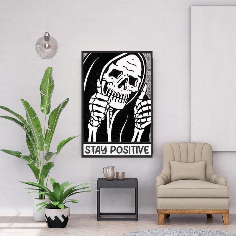 Skeleton Poster - Etsy