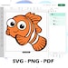 Nemo Svg, Fish – 1, Fish Svg, Fish Pdf, Fish Png, Fish Cricut Svg - Etsy