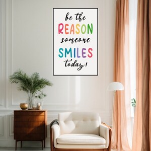 Inspirational Quote Poster, Colorful Wall Design, Motivational Print ...