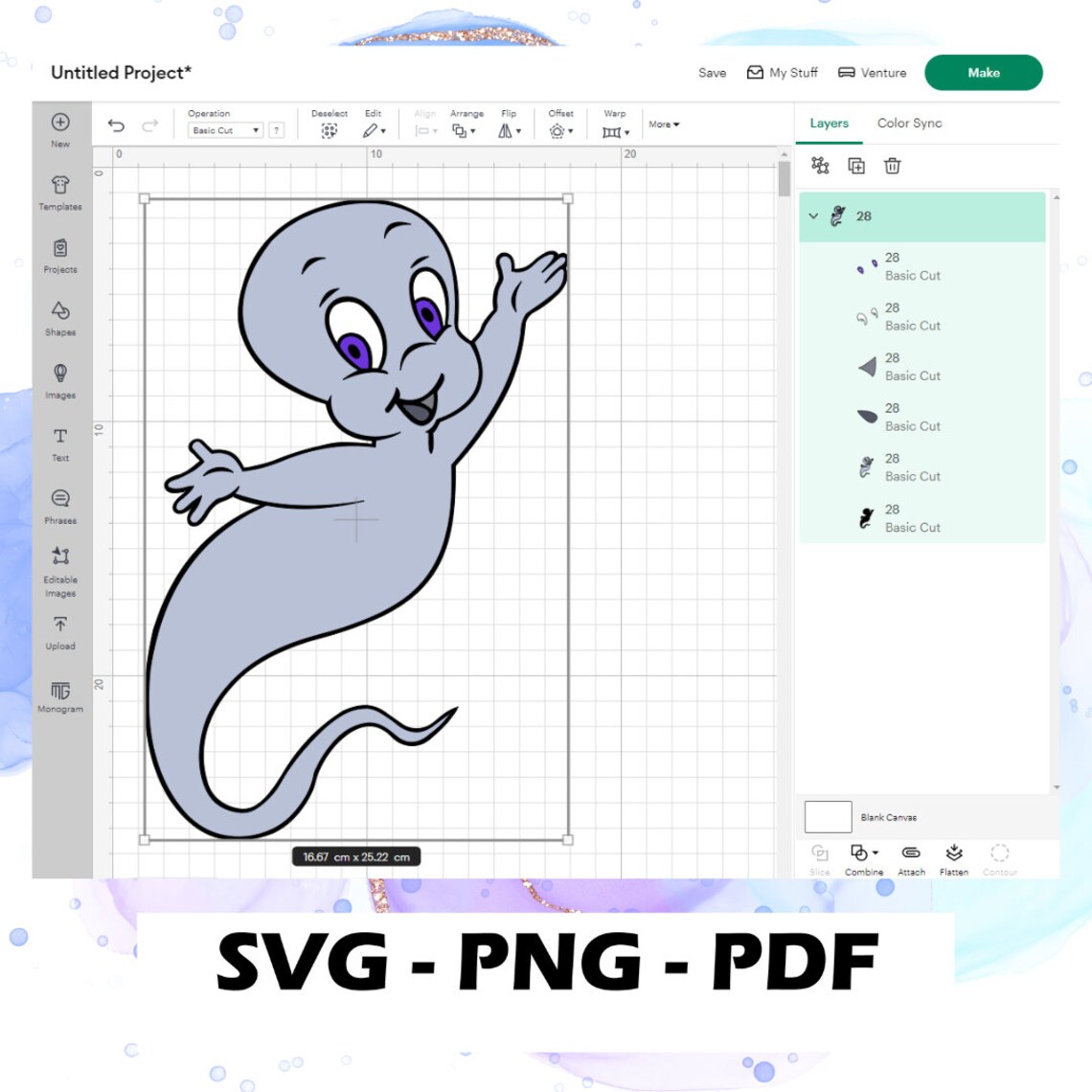 Casper Svg, Ghost Svg, Ghost Pdf, Ghost Png, Ghost Cricut Svg, Ghost ...