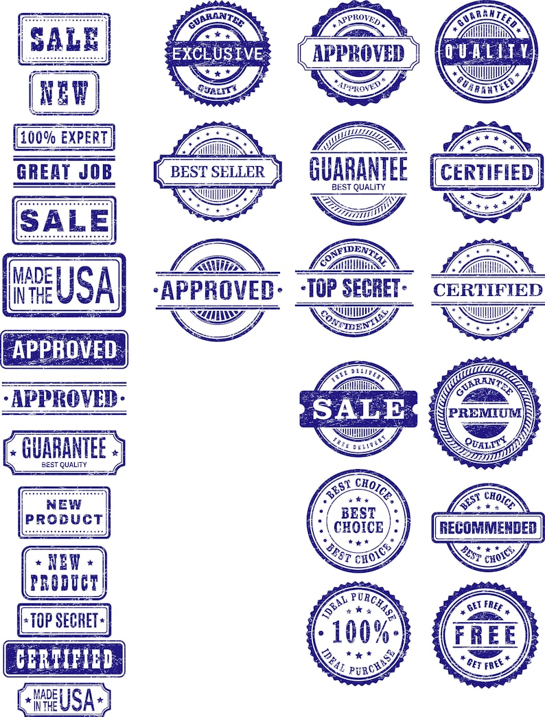 Certified Stamp Svg,approved Svg,made in USA Svg,premium Quality Svg ...
