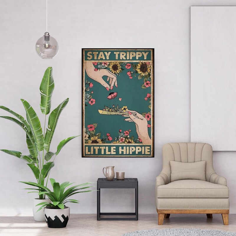 Hippie Poster - Etsy