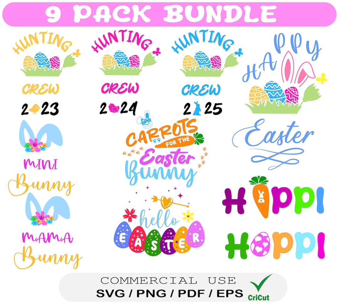 Easter Bundle for Kids, Easter Svg, Easter Png, Easter Clipart Svg ...