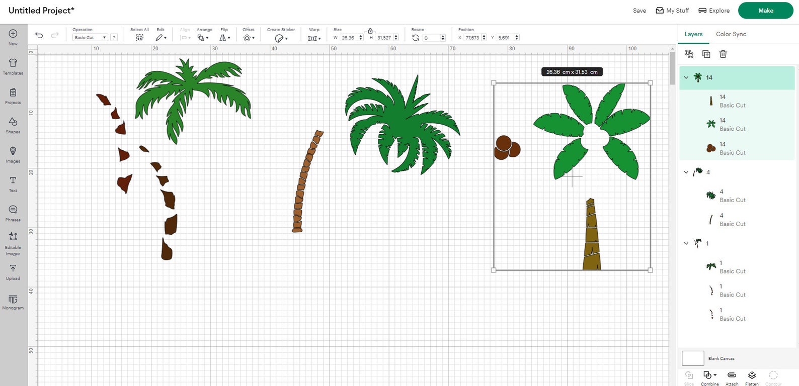 Palm Tree SVG Bundle, Palm Tree Svg, Bundle Palm Tree Clipart Svg, Palm ...